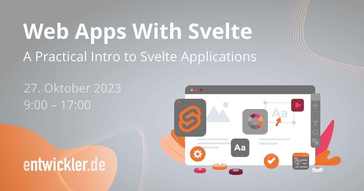 Web Apps With Svelte | Live am 16. October 2023