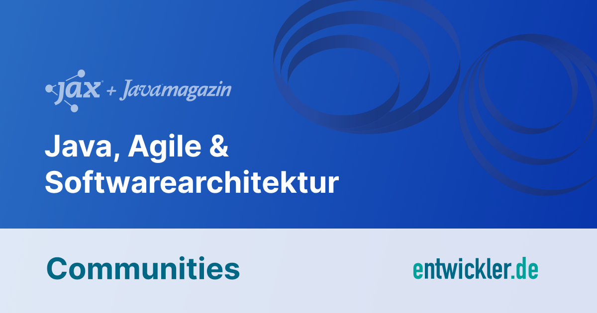 Community: JAX und Java Magazin - entwickler.de
